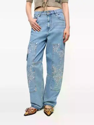 GANNI Broderie-anglaise Jeans