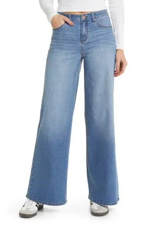 1822 Denim Faded Bottoms For Women