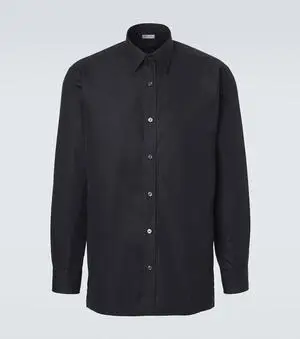 Charvet Cotton Poplin Shirt - Black