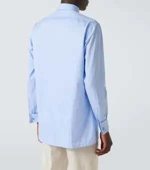 Charvet Cotton Poplin Shirt - Blue