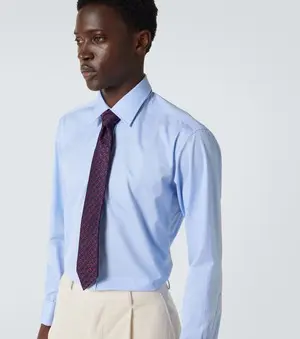 Charvet Cotton Poplin Shirt - Blue