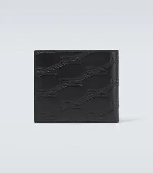 Balenciaga Bb Debossed Bifold Wallet