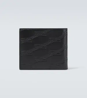 Balenciaga Bb Debossed Bifold Wallet