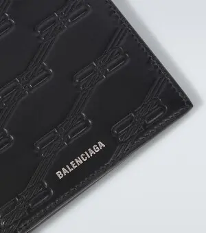 Balenciaga Bb Debossed Bifold Wallet