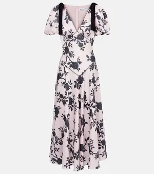 Satin Floral Dresses