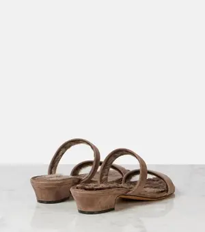 THE ROW Awar Suede Sandals