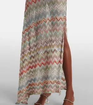 Missoni Zigzag Crochet Maxi Dress