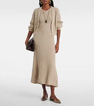 Max Mara Stelvio Linen And Cotton Cardigan