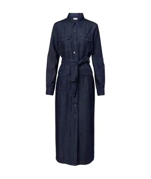Dries Van Noten Denim Shirt Dress - Blue