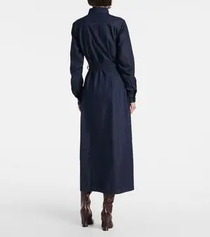 Dries Van Noten Denim Shirt Dress