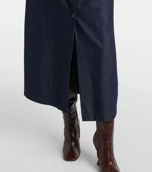 Dries Van Noten Denim Shirt Dress