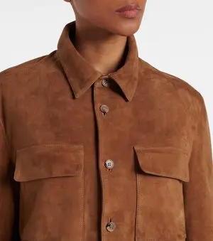 Nour Hammour Jude Suede Shirt