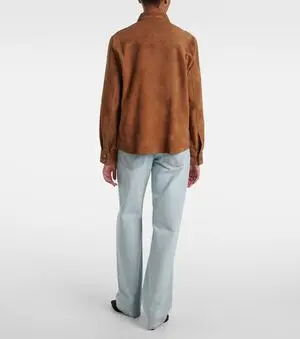 Nour Hammour Jude Suede Shirt