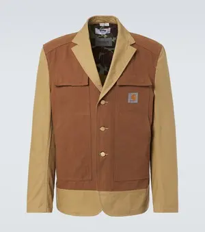 Junya Watanabe X Carhartt Cotton Canvas Jacket - Neutrals