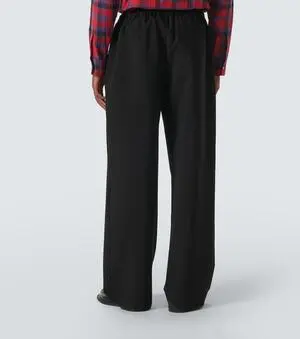 THE ROW Donatello Mid-rise Wool Wide-leg Pants