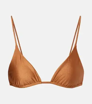 Jade Swim Via Bikini Top - Beige