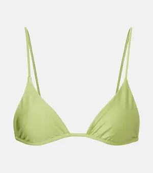 Jade Swim Via" Bikini Top - Green
