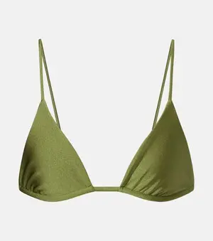 Jade Swim Via Bikini Top - Green