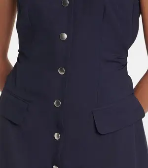 Dries Van Noten Gabardine Midi Dress