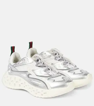 Gucci Metallic Sneakers For Women