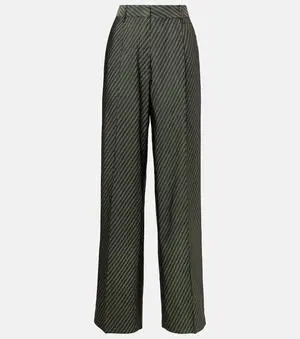 Dries Van Noten Striped Wide-leg Pants