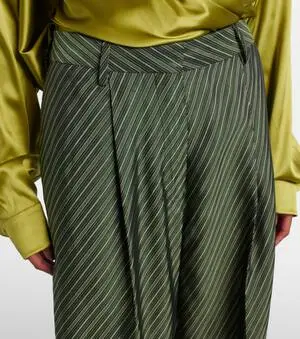 Dries Van Noten Striped Wide-leg Pants