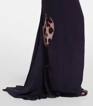 Dries Van Noten Printed Maxi Skirt