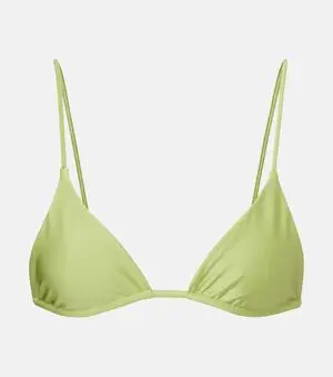 Jade Swim Via Bikini Top - Green