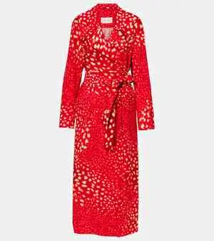 Dries Van Noten Printed Viscose Coat