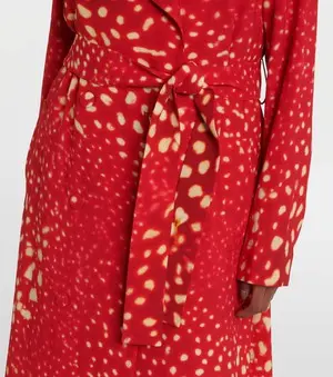 Dries Van Noten Printed Viscose Coat