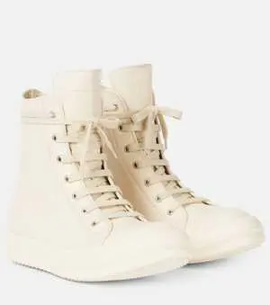 Rick Owens Leather Sneakers