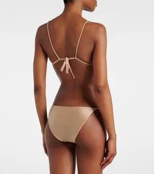 Jade Swim Bare Minimum Bikini Bottom - Beige