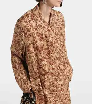 Dries Van Noten Leopard-print Coat
