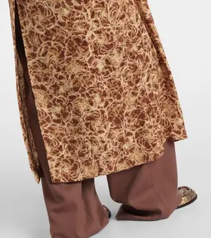 Dries Van Noten Leopard-print Coat