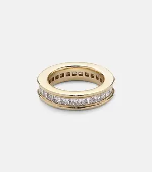 OCTAVIA ELIZABETH Ivy Eternity 18kt Ring With Diamonds - Gold