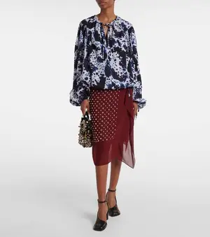 Dries Van Noten Printed Blouse