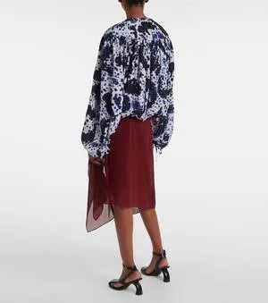 Dries Van Noten Printed Blouse - White