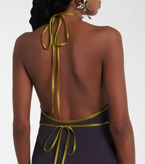 Dries Van Noten Crêpe Satin Wrap Top