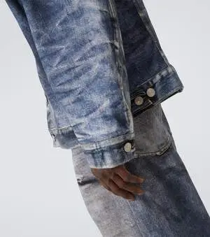 Junya Watanabe X Levi's® Printed Denim Jacket - Blue