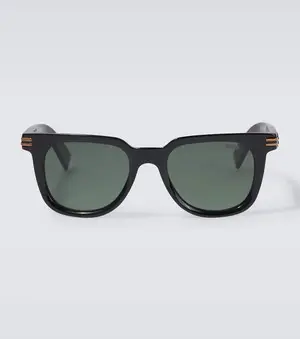 Zegna Square Frame Sunglasses - Black