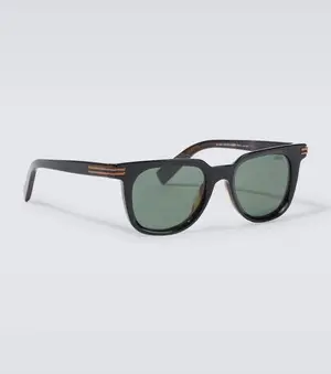 Zegna Square Frame Sunglasses - Black