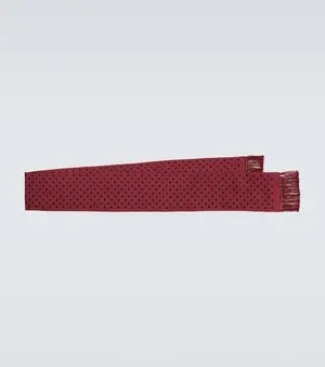 Valentino Garavani Polka-dot Silk Scarf