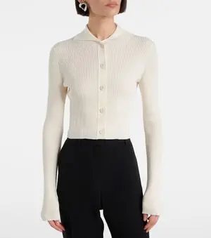 JIL SANDER Cropped Cardigan