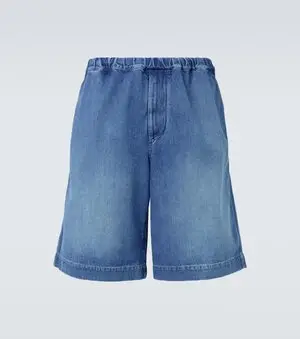 Plan C Denim Bermuda Shorts