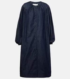 Dries Van Noten Denim Coat - Blue