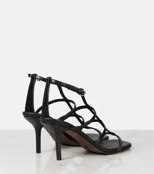 Brunello Cucinelli Monili Leather Sandals