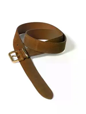 Miu Miu Suede Belt - Brown