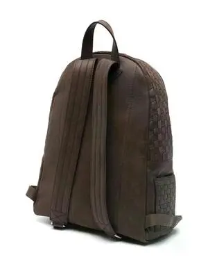 ORTIGNI Woven Leather Backpack