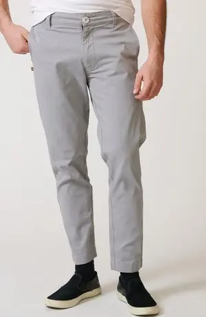 LEISURE LAB Stretch Cotton Chino Pant Acqua