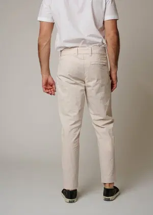 LEISURE LAB Stretch Cotton Chino Pant - Shell